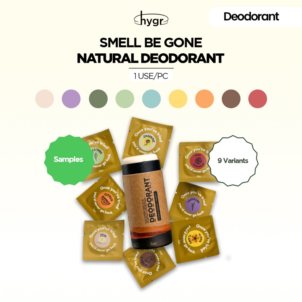 HYGR Natural Deodorant Stick Sample Set | Shopee Malaysia