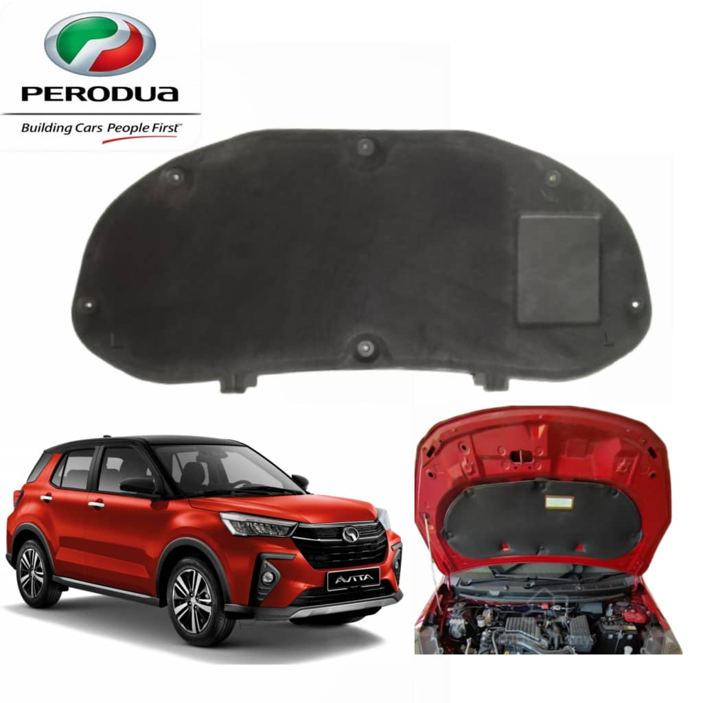 ( Original ) Perodua Ativa Front Bonnet Insulator / Insulator Hood ...
