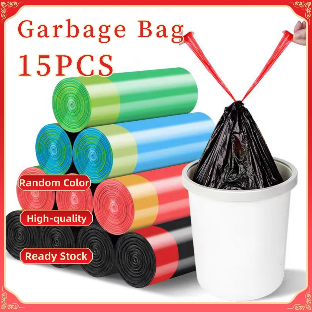 45cmx50cm Garbage Bag Office Cleaning Trash Bags Dustbin with Rope ...