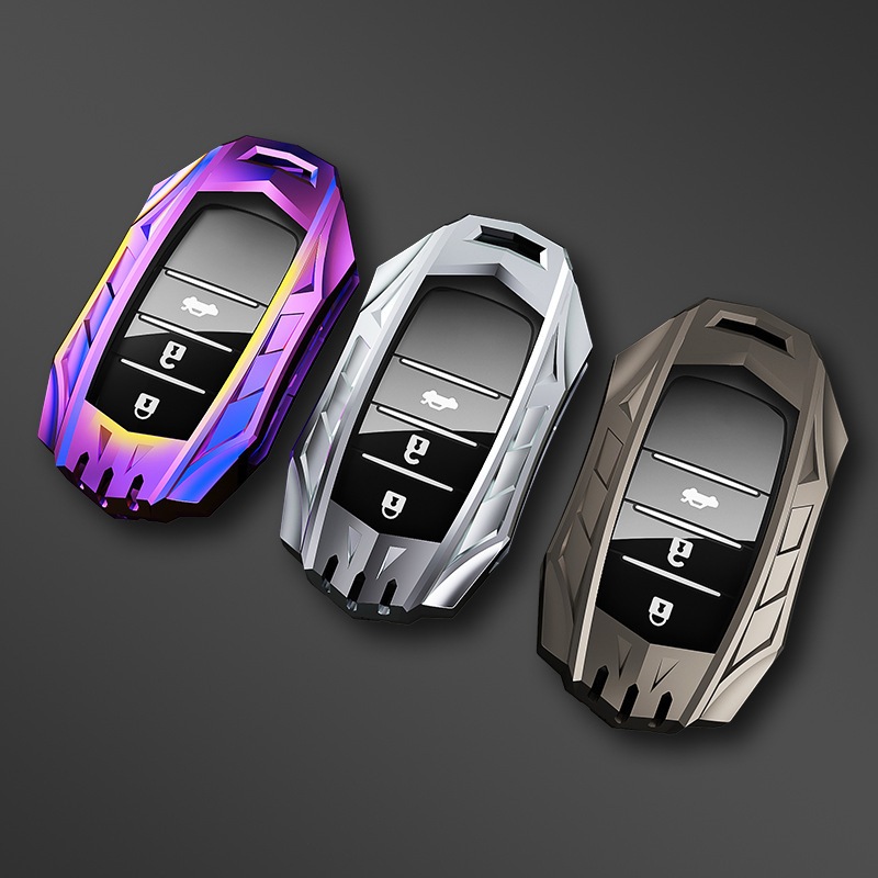 Alloy Remote Car Key Cover Case Fit for Perodua Ativa / Alza Axia 2023 ...