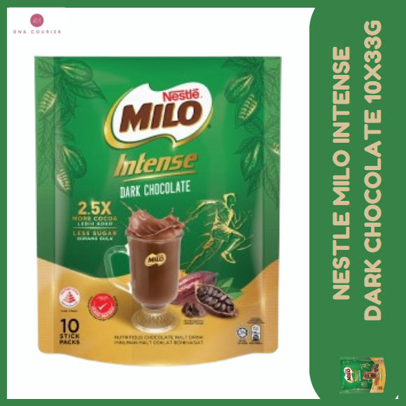 NESTLE MILO INTENSE DARK CHOCOLATE 10X33G | Shopee Malaysia