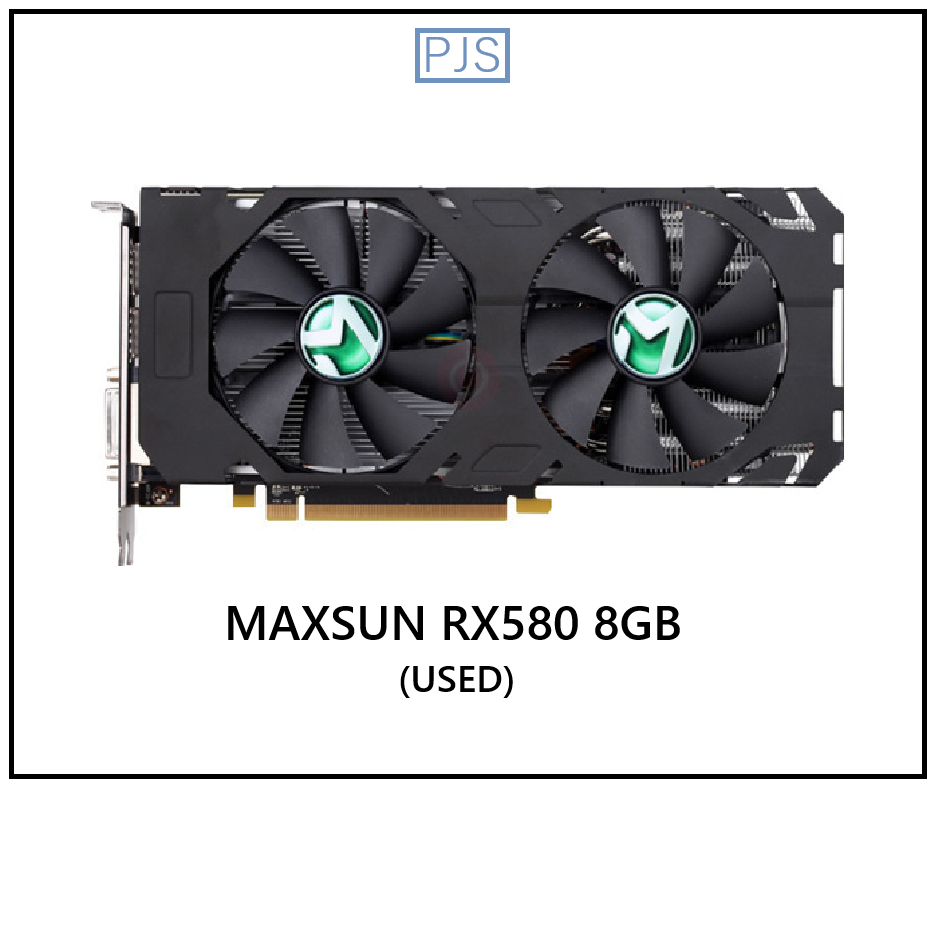 MAXSUN AMD RX 580 GPU 8 GB GDDR5 | Shopee Malaysia