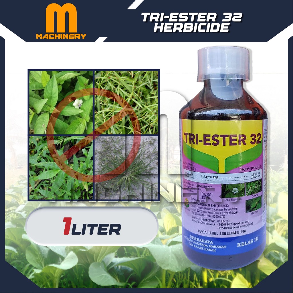 M.Machinery 1 Liter Tri-Ester Triclopyr Butotyl 32% Herbicide Tree ...