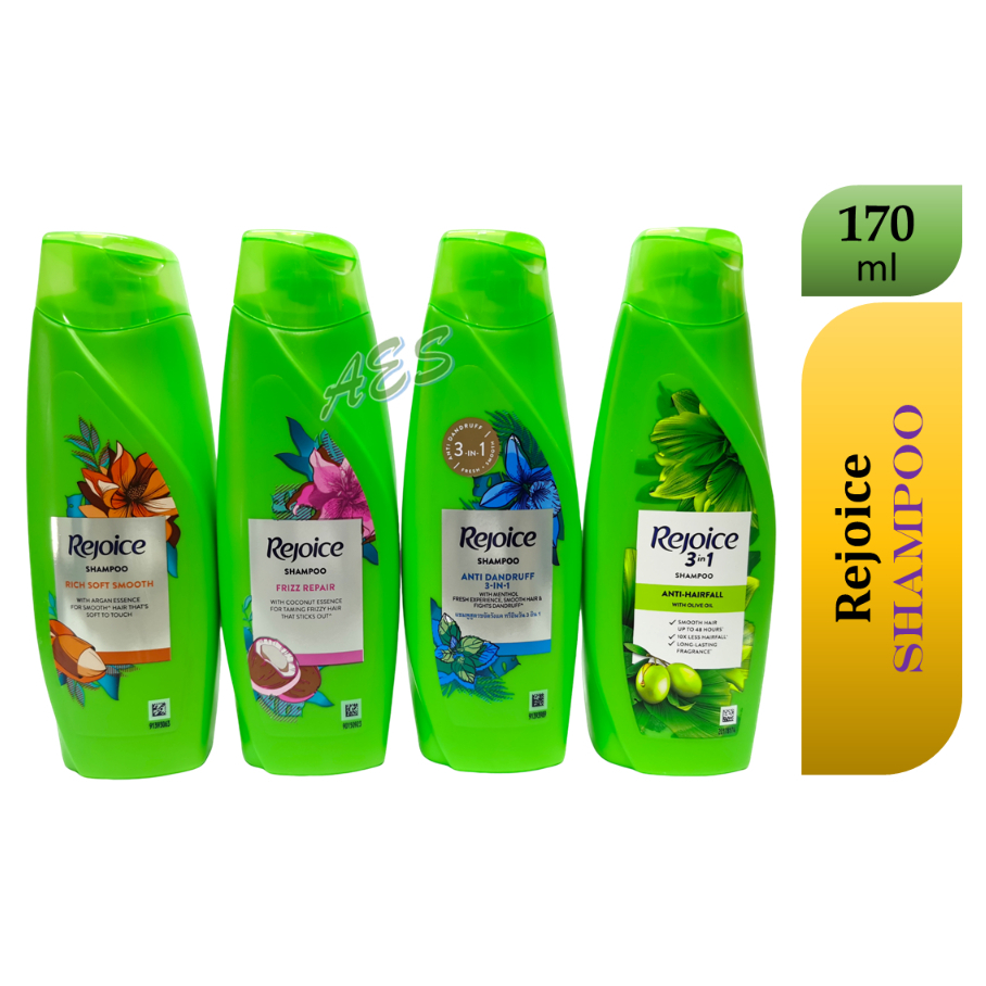 Rejoice Hair Shampoo 170ml [ Rich Soft Smooth, Anti-Hailfall, Frizz Repair, Anti Dandruff ...