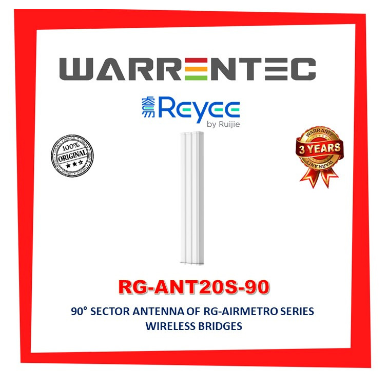 REYEE RG-ANT20S-90 90° SECTOR ANTENNA OF RG-AIRMETRO SERIES WIRELESS ...