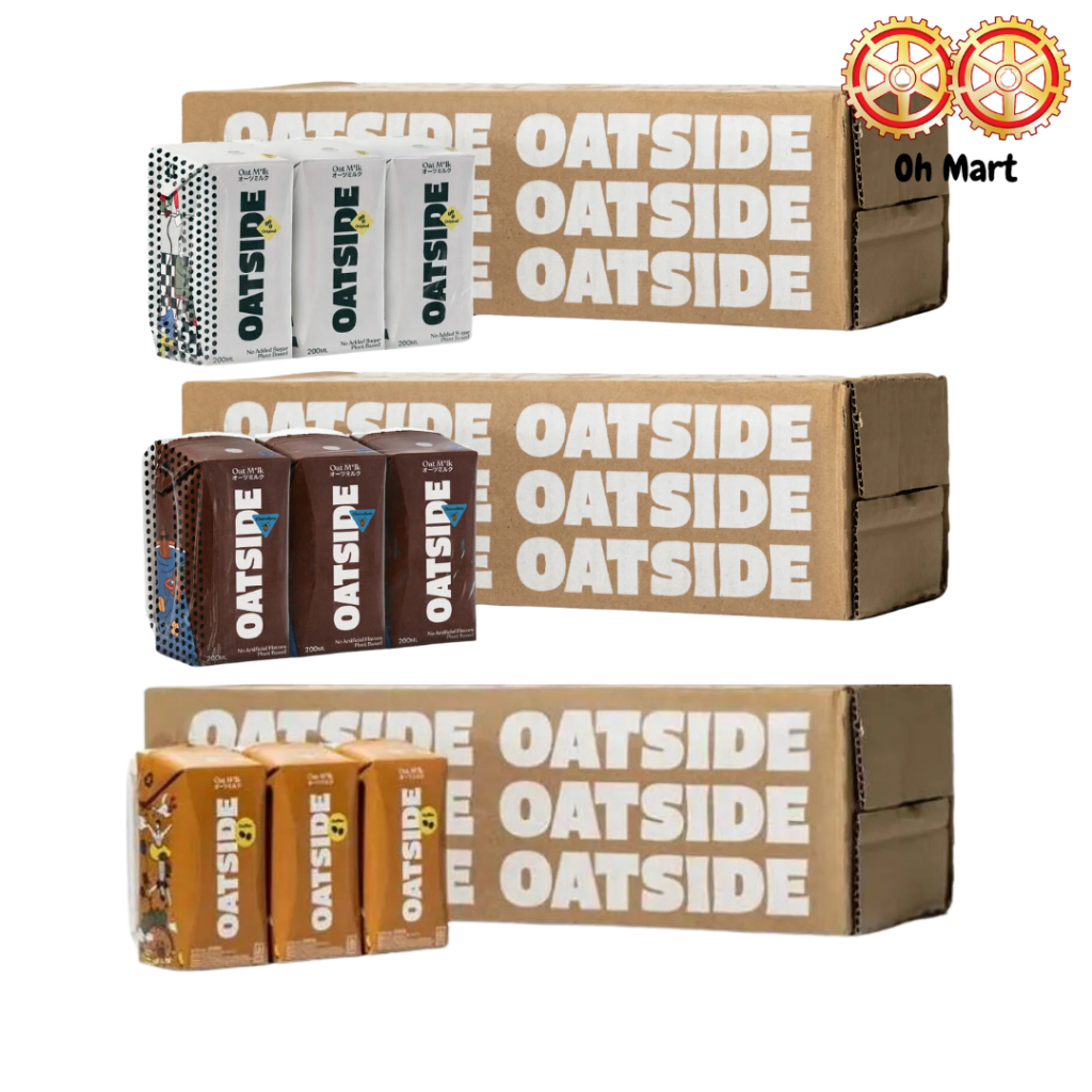 OatSide Milk Drink (1 CARTON) Original/Chocolate/Coffee -200mlX24pack ...