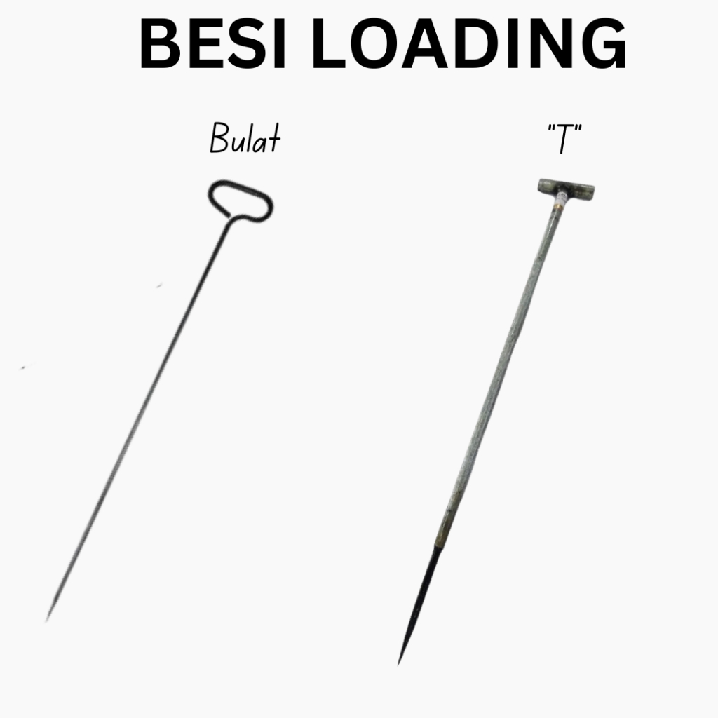 Loading Spike Round Handle Oil Palm Harvesting Tool Besi Loading Sawit ...