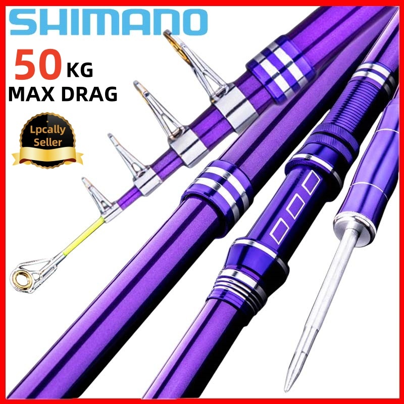SHIMANO Fishing Rod Rod Udang Galah Telescopic Rod Joran Udang Batang ...