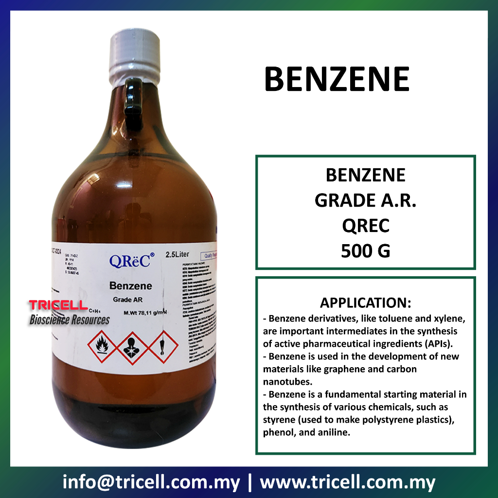 BENZENE, ANALYTICAL GRADE REAGENT, 2.5L | Shopee Malaysia