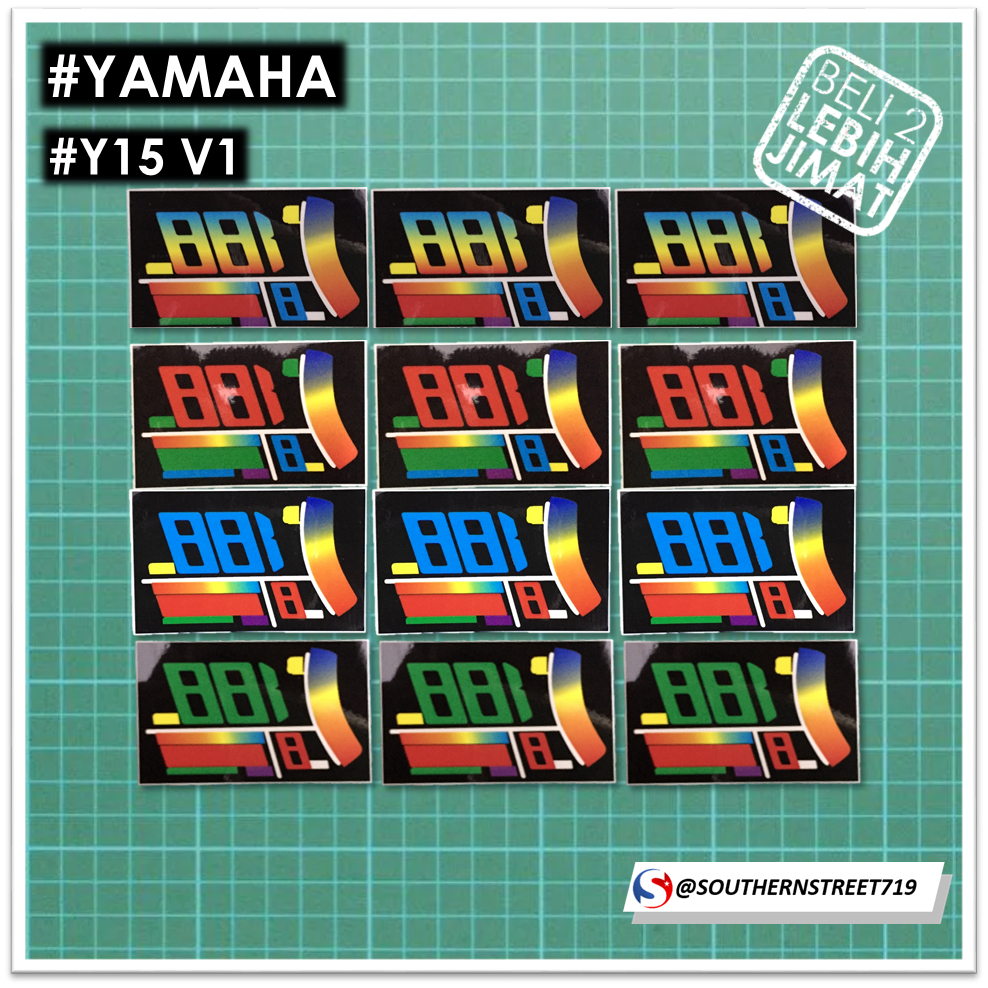 Yamaha Y15 V1 Speedometer Meter Colour Sticker | Shopee Malaysia
