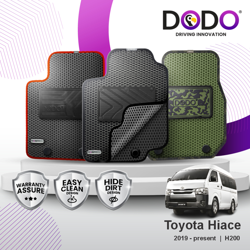 Dodo® Car Mat Toyota Hiace 2019 - Present | Shopee Malaysia