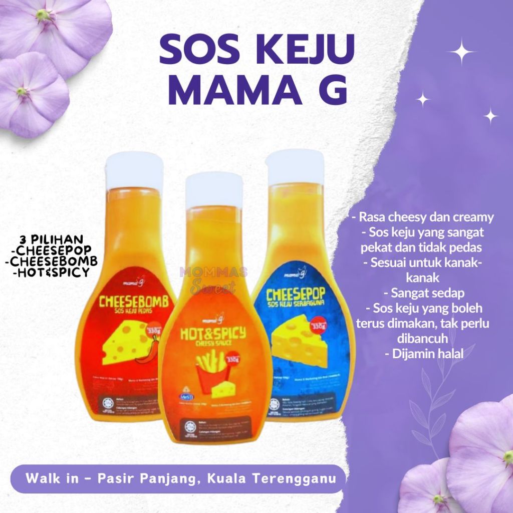 MAMA G CHEESEPOP | CHEESEBOMB | HOT & SPICY | SOS KEJU | Shopee Malaysia