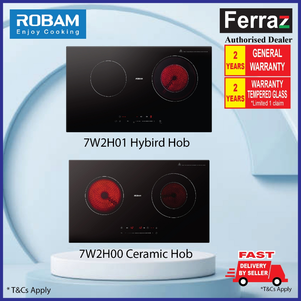 Robam 7W2H00 Built In Ceramic Hob / Robam 7W2H01 Hybird Hob / Robam 7W2H00 Built-In 2 in 1 ...