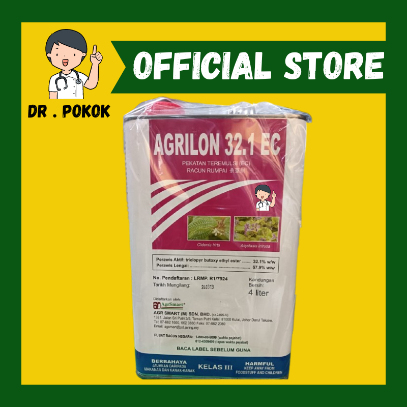 [ORIGINAL] 4L AGRILON AGR (Same Garlon / Kenlon / Ranger / Tri Ester ...