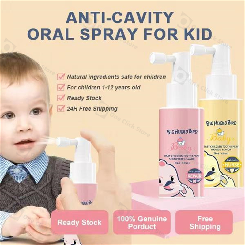 Baby Oral Spray Anti Cavity for Kid Baby Tooth Cleaning Toothache Spray ...