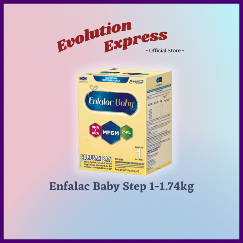 Enfalac Baby Step 1 - 900g/1.74kg (Rumusan Bayi) Exp: 7/2026 | Shopee ...