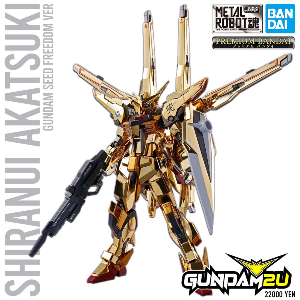 P-BANDAI MR魂 Gundam Akatsuki Shiranui Equipment SEED FREEDOM Ver - Metal Robot Spirits Tamashii ...
