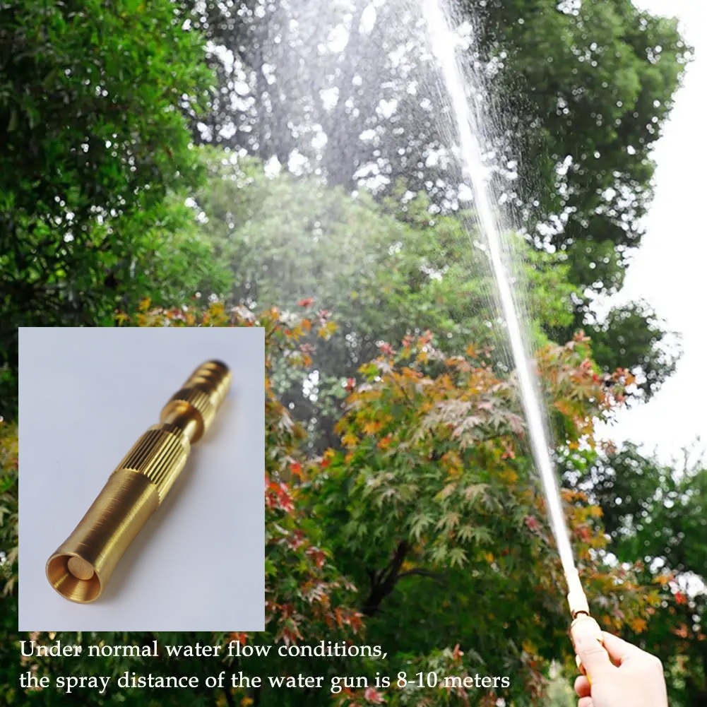 Brass Water Spray Nozzle Gun Garden Car Washing Water Jet Sprayer ...