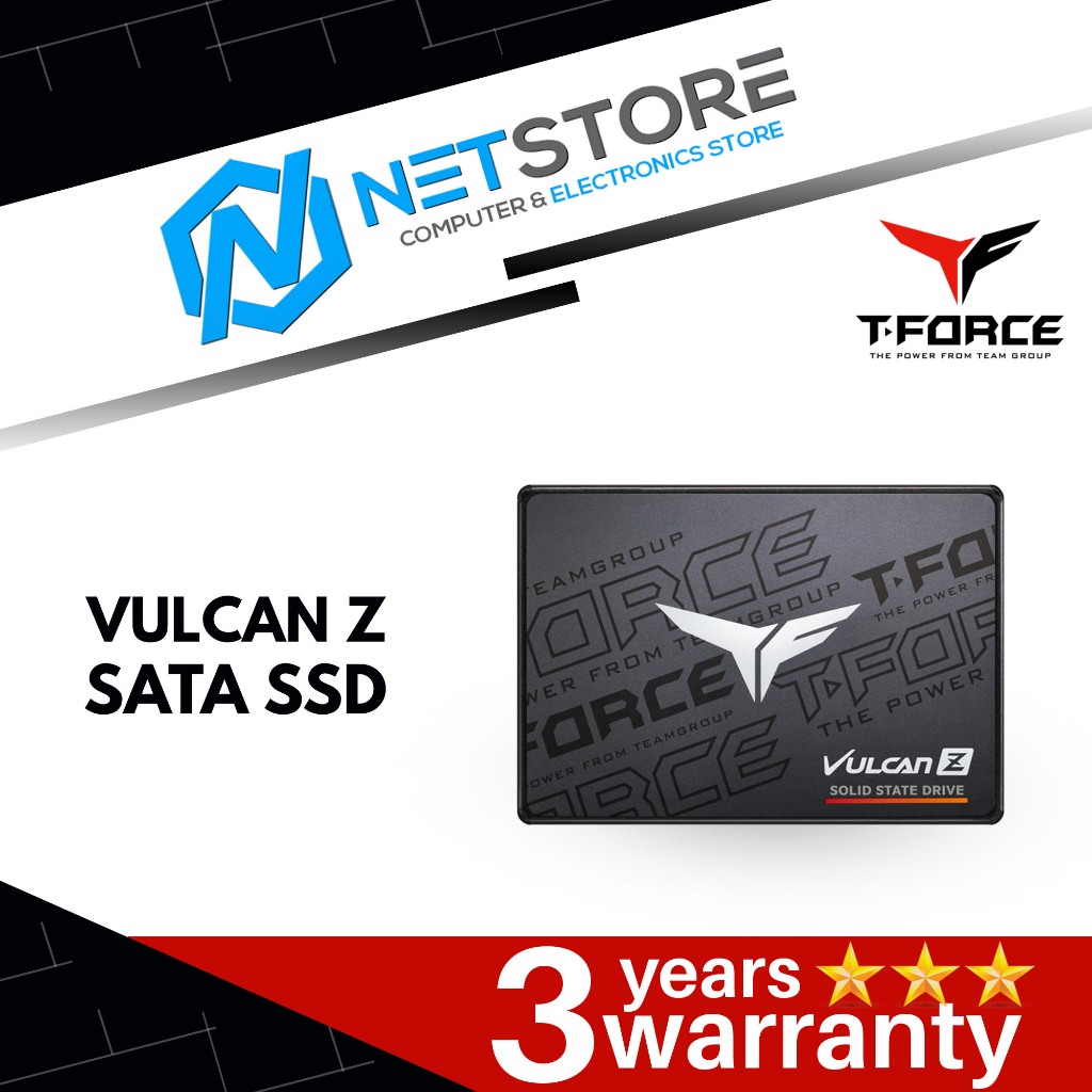 T-FORCE VULCAN Z SATA SSD 256GB / 480GB / 512GB / 1TB / 2TB | Shopee ...