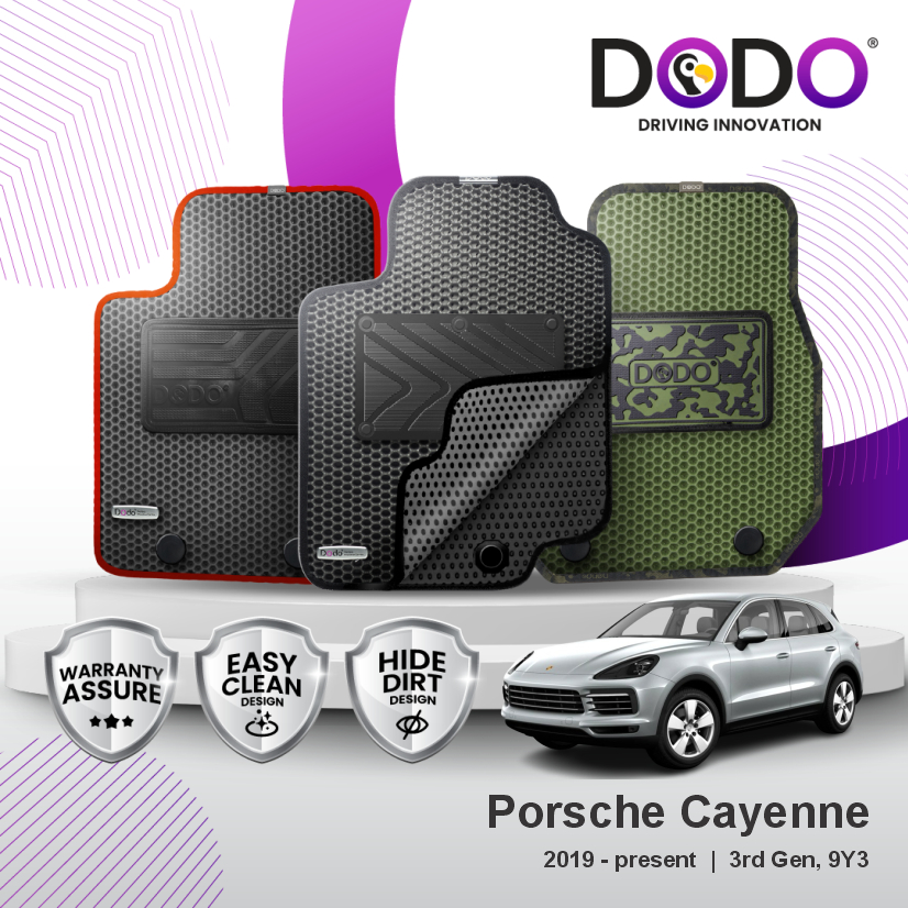 Dodo® Car Mat Porsche Cayenne 2019 - Present 3rd Gen ,9Y3 | Shopee Malaysia