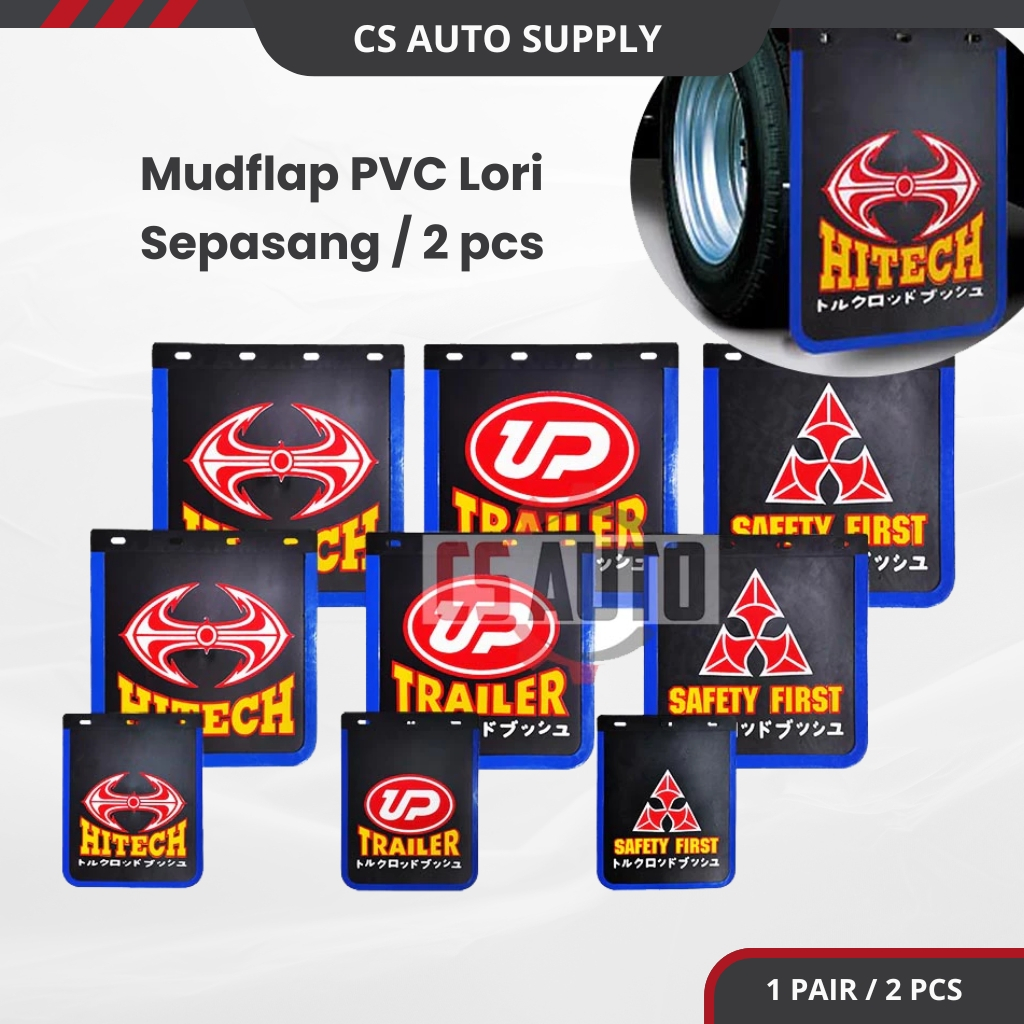 1set Lorry Mudflap 1 Ton 3 Ton 5 Ton Getah Tayar Lori Mudguard | Shopee ...