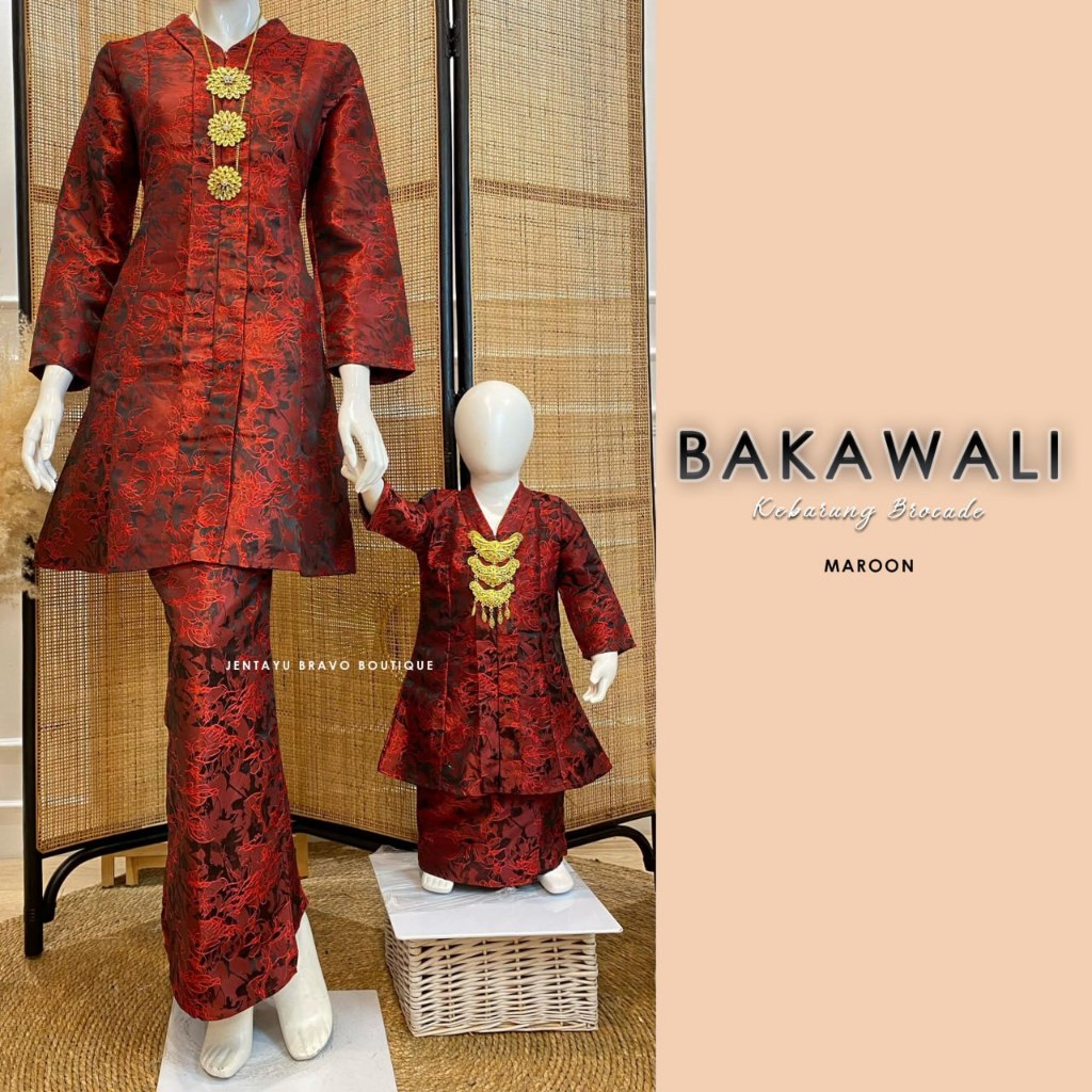 BAKAWALI KIDS KEBARUNG BROCADE - HARI RAYA - KENDURI - BRIDESMAID ...