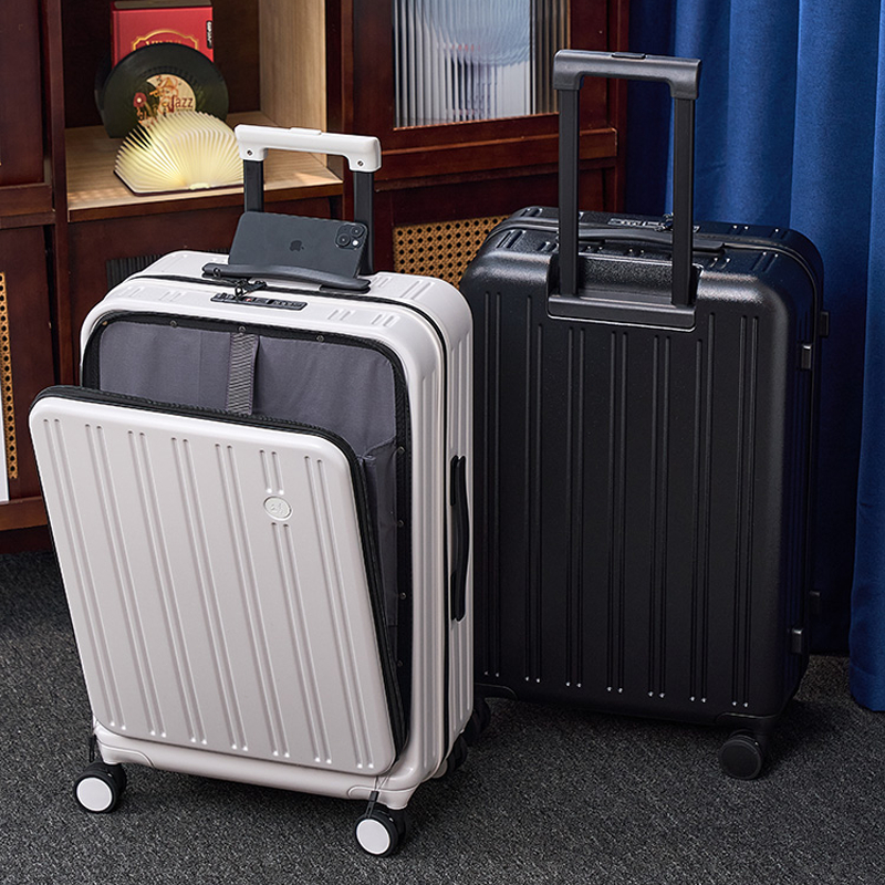Luggage 20/24 inch Suitcase | Front Opening Luggage Multi functional ...