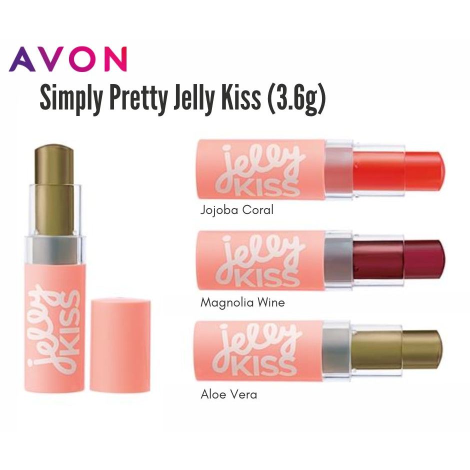 Avon Simply Pretty Magic Jelly Kiss Lipstick 3.6g Lipstik Ikut Warna ...