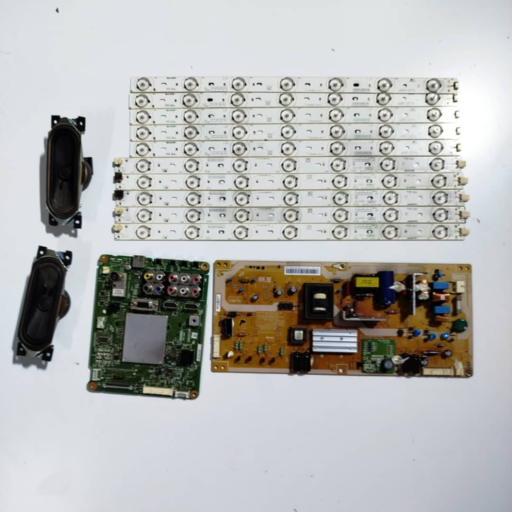 Toshiba 40PU200EM 40" TV MAIN BOARD, POWER SUPPLY, T-CON,CABLE ...