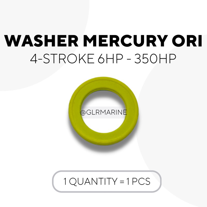Original Mercury Gearbox Washer Gasket Drain Plug Washer Minyak Gear ...