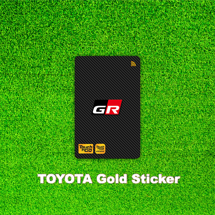 Toyota GR Gold - Sticker Card Touch n Go TnG ATM Card Skincard Cover ...