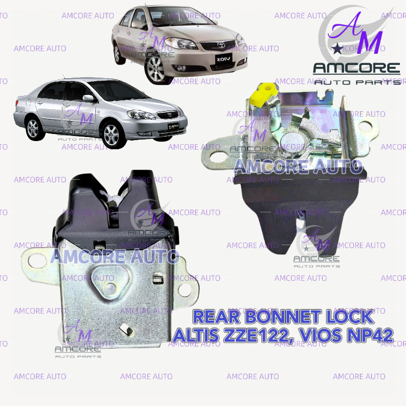 TOYOTA ALTIS ZZE122 / VIOS NCP42 - REAR BONNET LOCK / TRUNK LID LOCK ...
