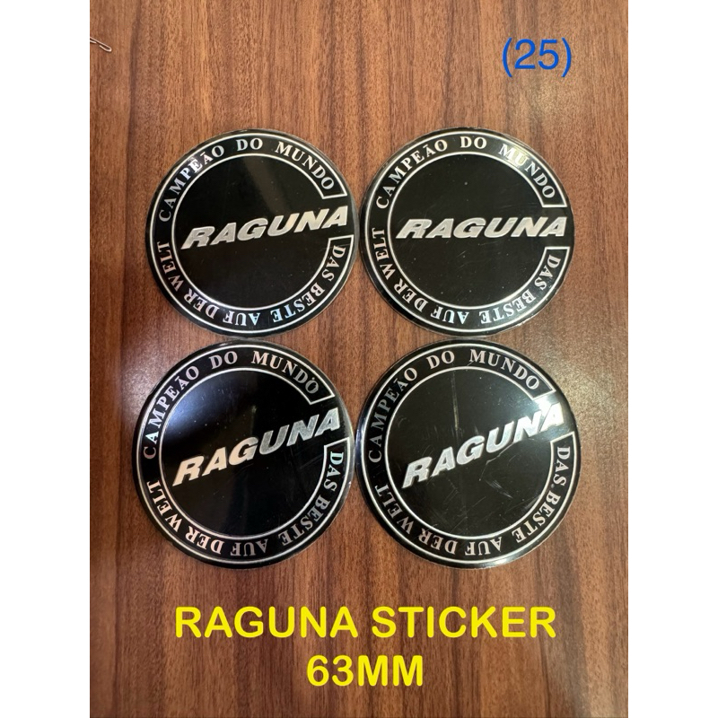 RAGUNA STICKER LOGO 63MM DIAMETER FOR RIM RAGUNA LOGO (25) | Shopee ...