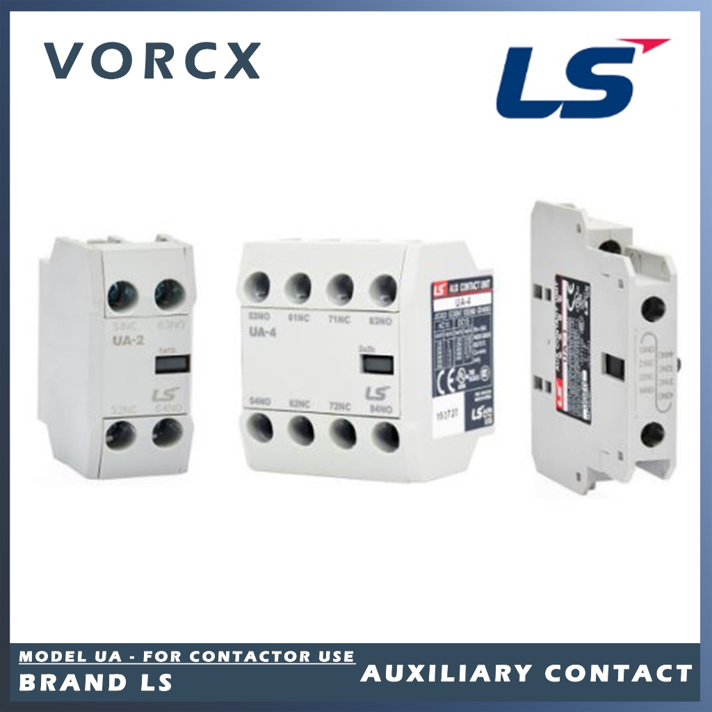 LS UA Auxiliary Contact (for Contactor Use) | Shopee Malaysia