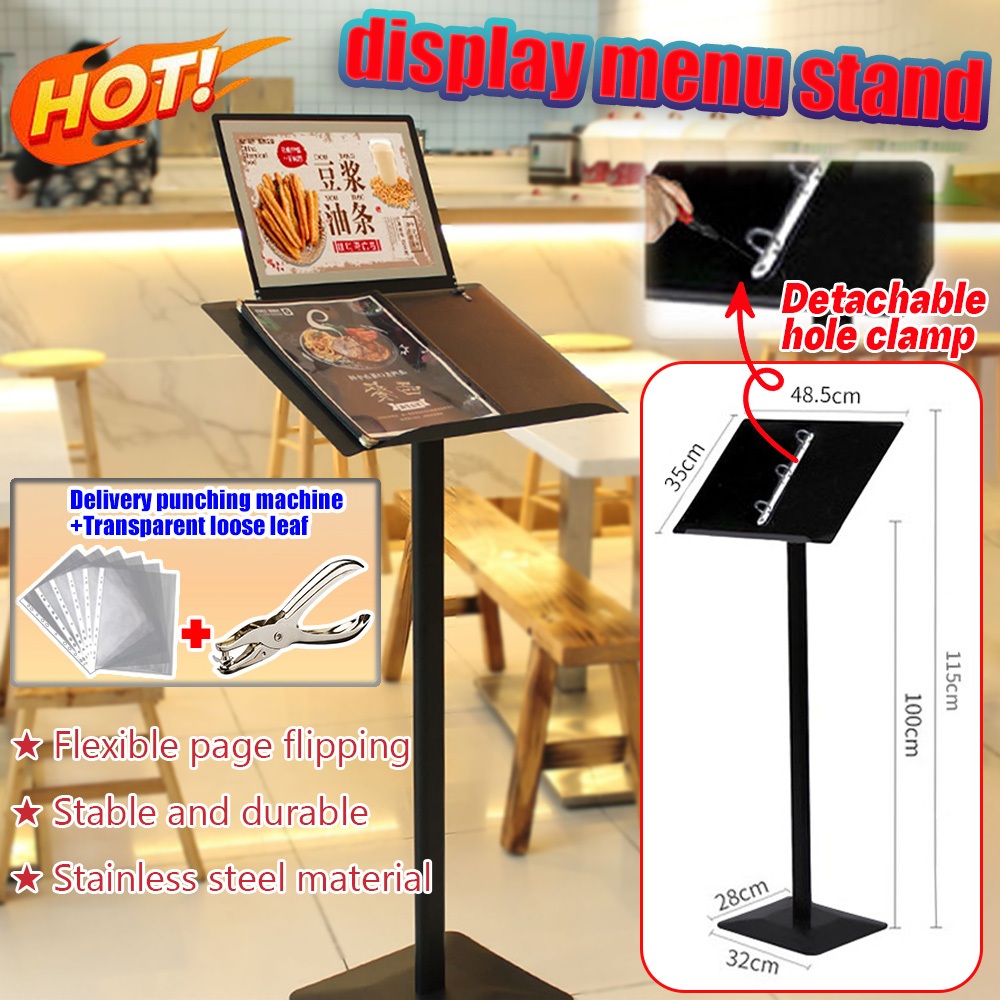 【Local shipment】display menu stand menu board board stand Standing Menu ...