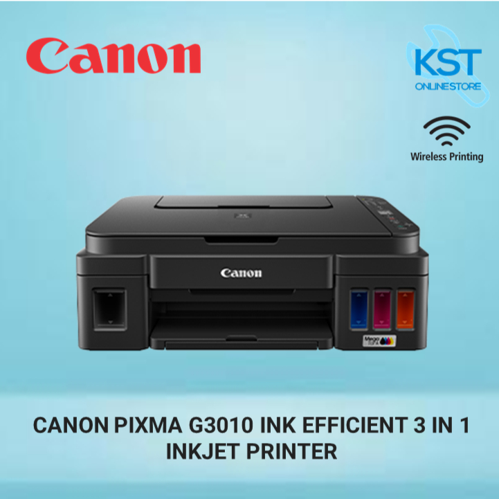CANON PIXMA G3010 INK EFFICIENT 3 IN 1 INKJET PRINTER | Shopee Malaysia