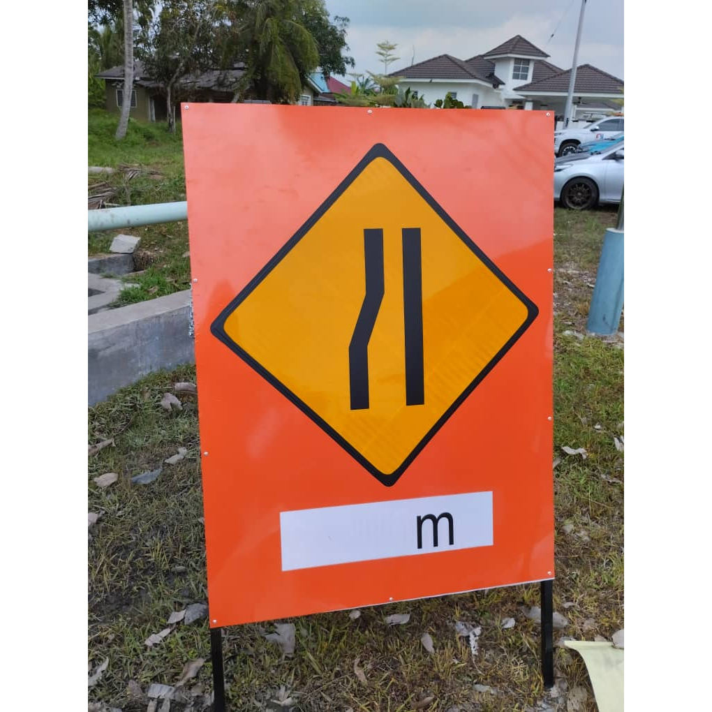 ROAD NARROWS SIGN BOARD REFLECTIVE SIGNBOARD CHEAP SIGNBOARD ROAD ...