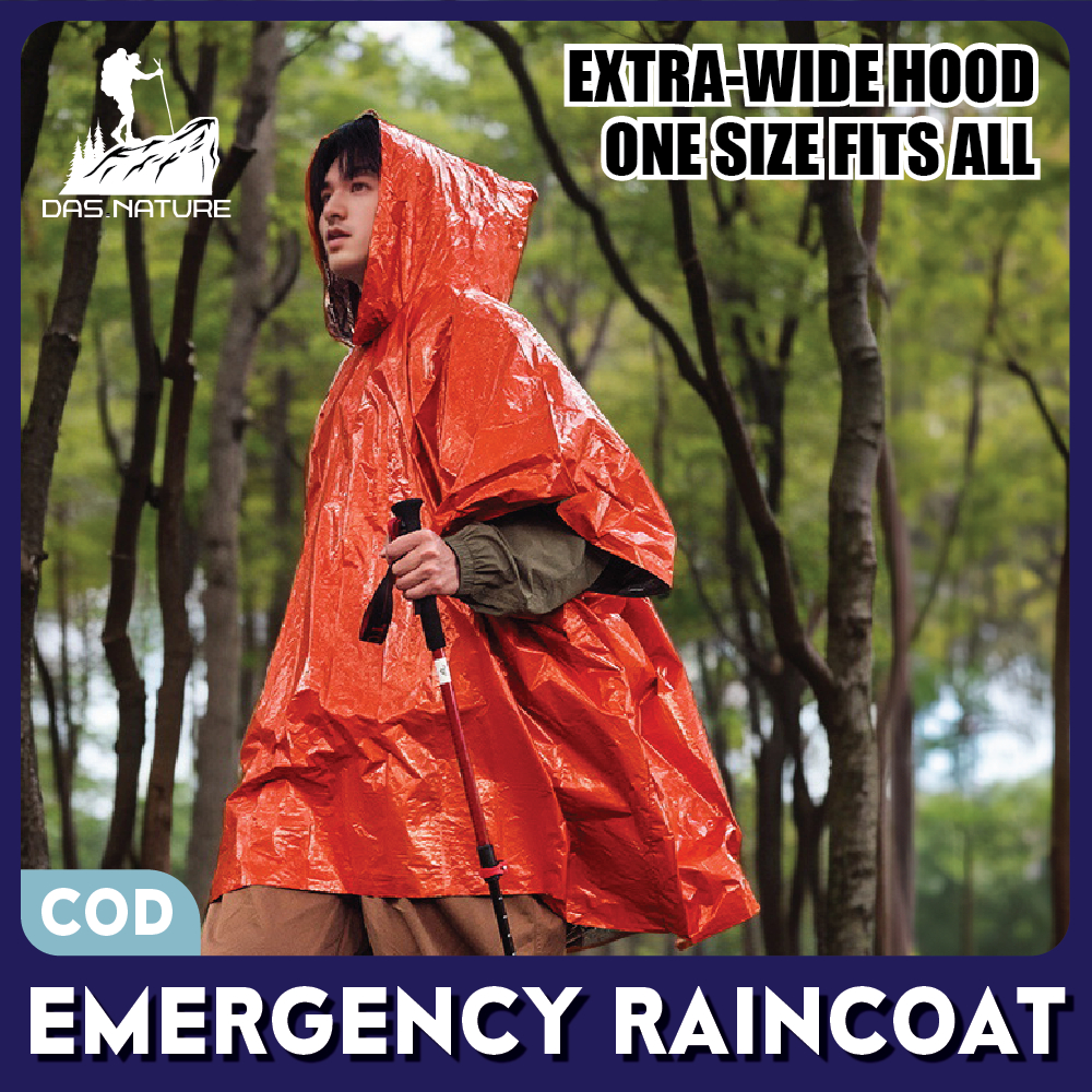 Rain Coat Emergency Survival Sleeping Bag Hiking Camping Thermal ...