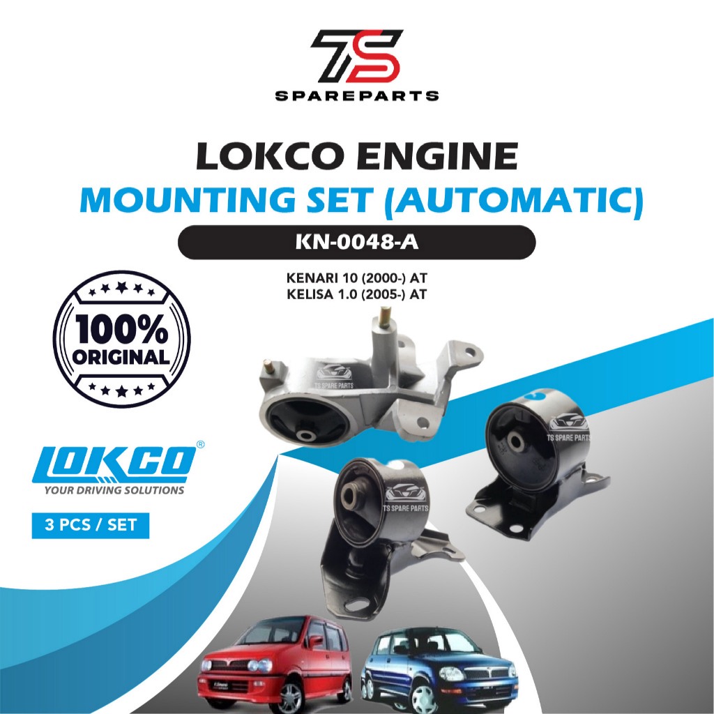 LOKCO Engine Mounting Perodua KENARI 1.0 AT (2000-) , KELISA 1.0 AT ...