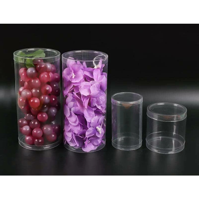 [ 50 pcs± ] Cylinder box PVC Gift Box VMP Gifts boxes Cylinder Plastic ...