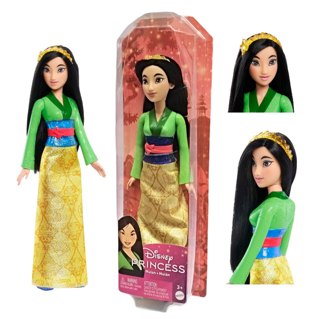 DISNEY PRINCESS MULAN FASHION DOLL 31CM HLW14 MATTEL 2024 | Shopee Malaysia