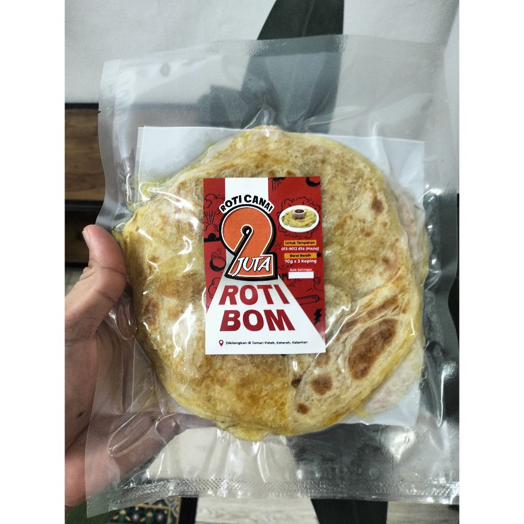 Roti canai Segera Dua JUTA (Roti Bom) - Makanan Ringan - Food, Snack ...