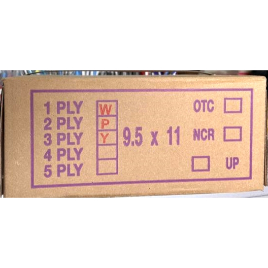 Computer paper 9.5x11 3ply colour WPY / WPB computer form | Shopee Malaysia