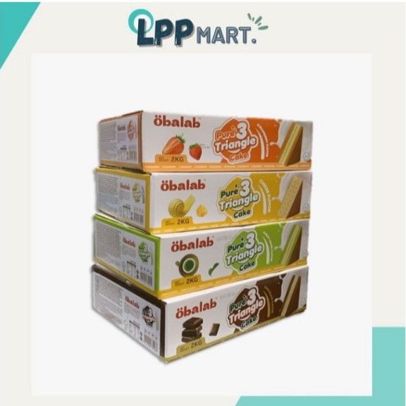 OBALAB TRIANGLE CAKE PURE CAKE EGGSKIN TOAST (1 BOX 20 PCS) | Shopee ...