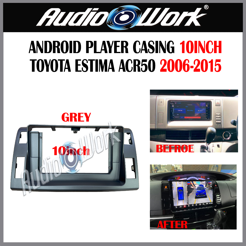 Toyota Estima ACR50 2006-2015 (GREY) 10inch - Android Player Casing ...