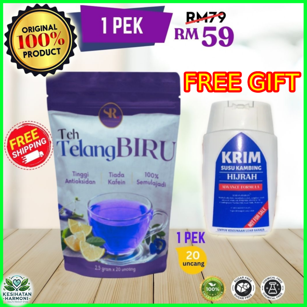 [ORIGINAL HQ] Teh Telang Biru: Kurangkan Paras Gula Secara Tradisional ...
