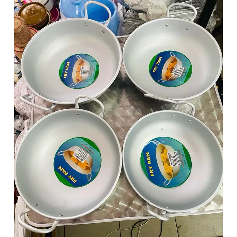 THICK ALUMINIUM INDIAN WOK_KUALI ALUMINIUM TEBAL_KUALI SERBAGUNA_KUALI ...