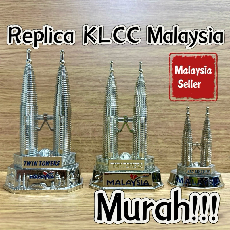 [READY STOCK] Replica Menara KLCC Petronas Twin Towers Stainless Steel ...