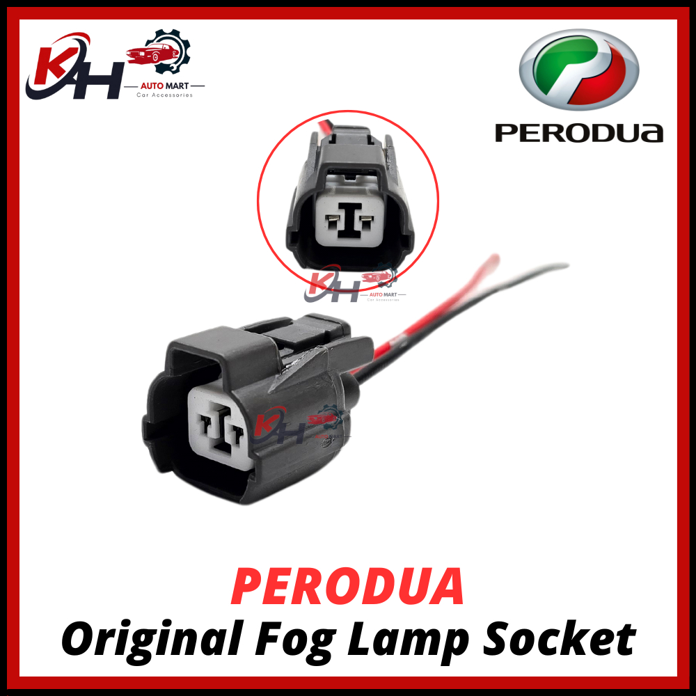 ORIGINAL PERODUA Alza Viva Elite Fog Lamp Wiring Socket Connector ...