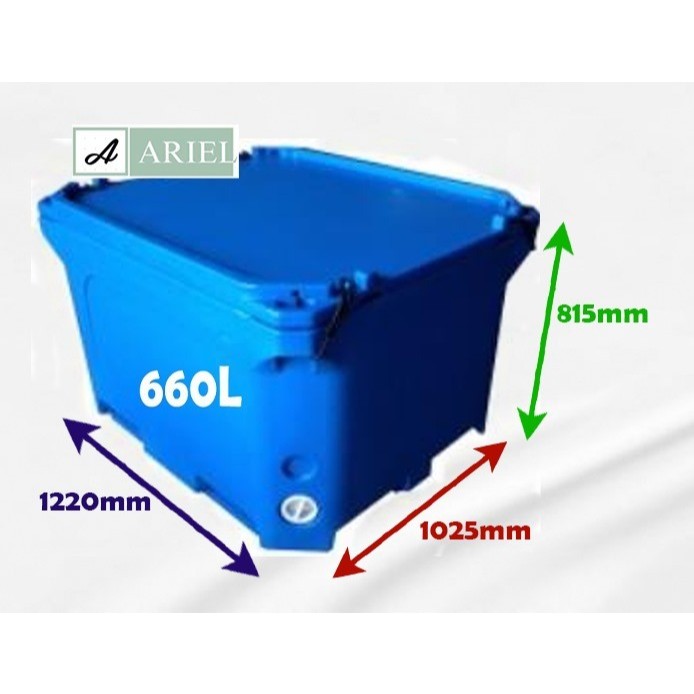 660L Huge Size Insulated Cooler Box/ Ice Box For Multipurpose Storage ...